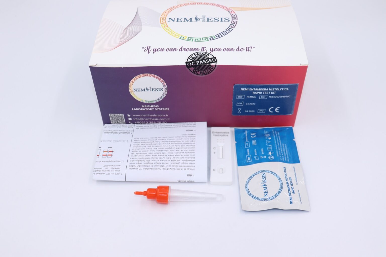 NEMI ENTAMOEBA RAPID TEST KIT - NemHesis Laboratuvar Sistemleri